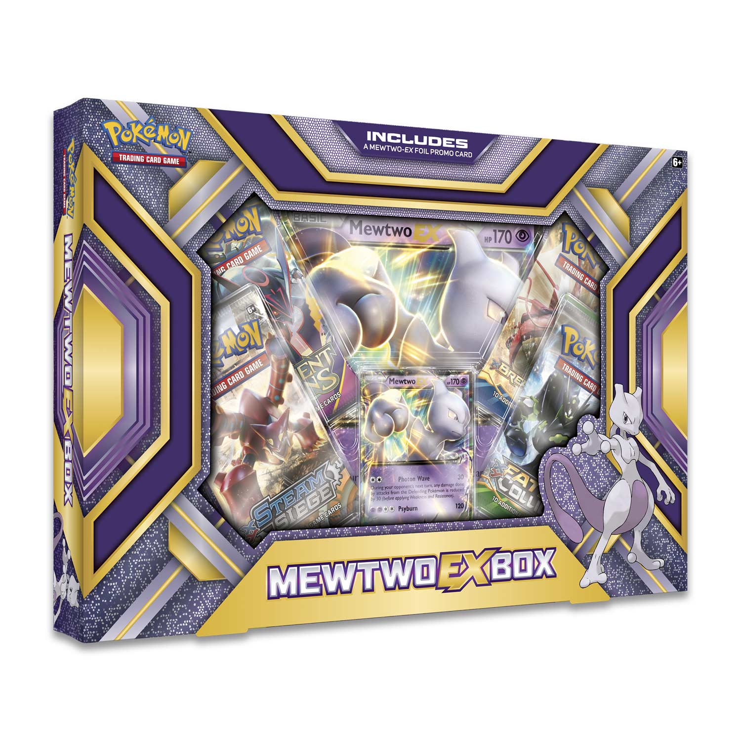 Pok mon TCG Mewtwo EX Box Promo And Oversize Card Pok mon EX Pok mon TCG Mewtwo EX Box Promo And Oversize Card Pok mon EX