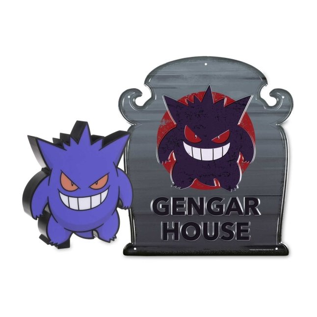 Gengar Metal Sign & Wall Light Box Bundle | Pokémon Center Official Site