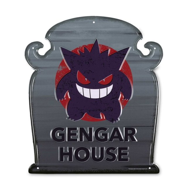 Gengar Metal Sign & Wall Light Box Bundle | Pokémon Center Official Site