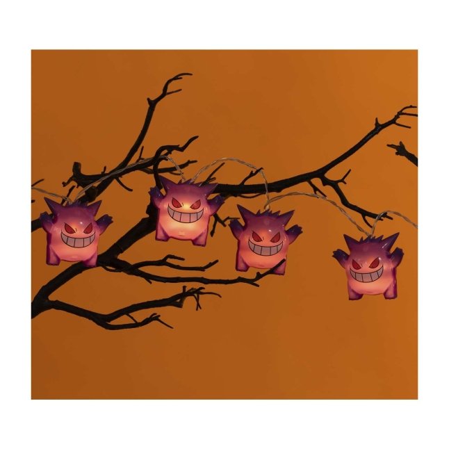 Gengar Pokémon Halloween String Lights (10 Lights) | Pokémon Center ...