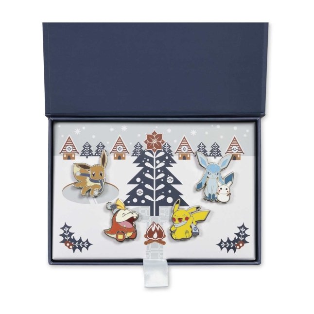 Pikachu, Fuecoco & Friends Pokémon Holiday Pin Box Set (4-Pack ...
