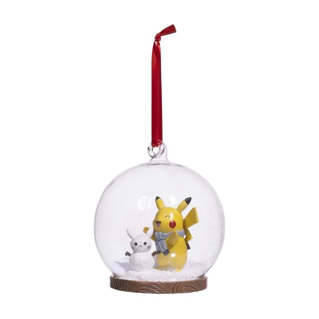 Pikachu Pokémon Holiday Globe Ornament | Pokémon Center UK Official Site