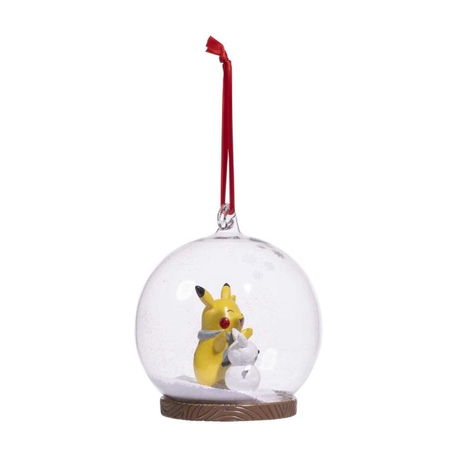 Pikachu Pokémon Holiday Globe Ornament | Pokémon Center UK Official Site