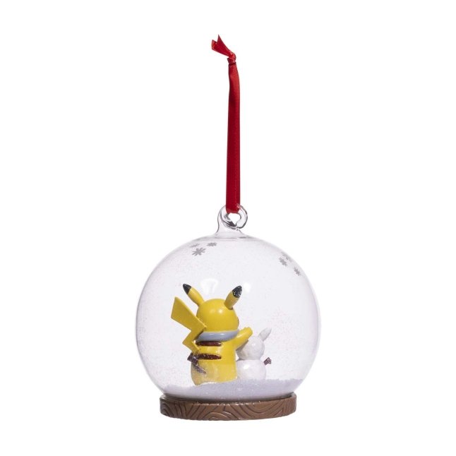 Pikachu Pokémon Holiday Globe Ornament | Pokémon Center UK Official Site