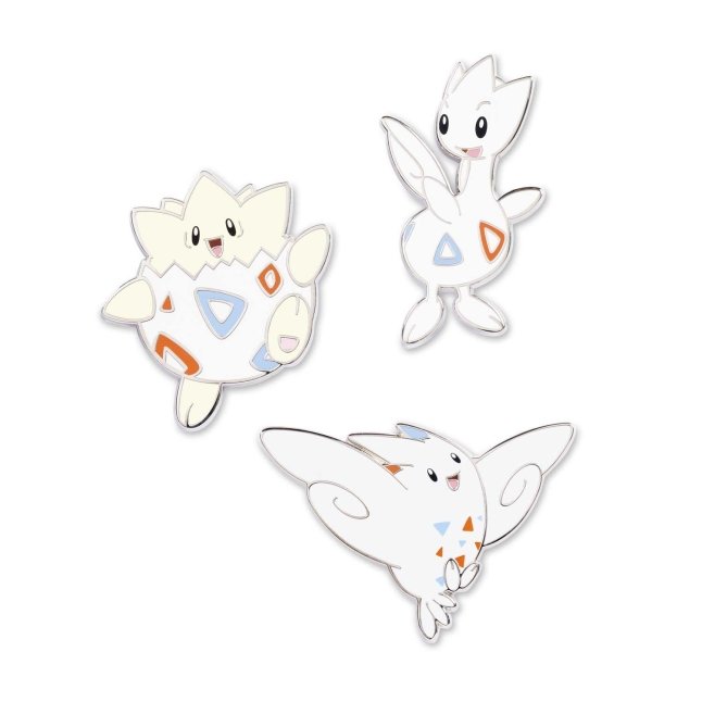 Togepi, Togetic & Togekiss Pokémon Pins (3-Pack) | Pokémon Center ...