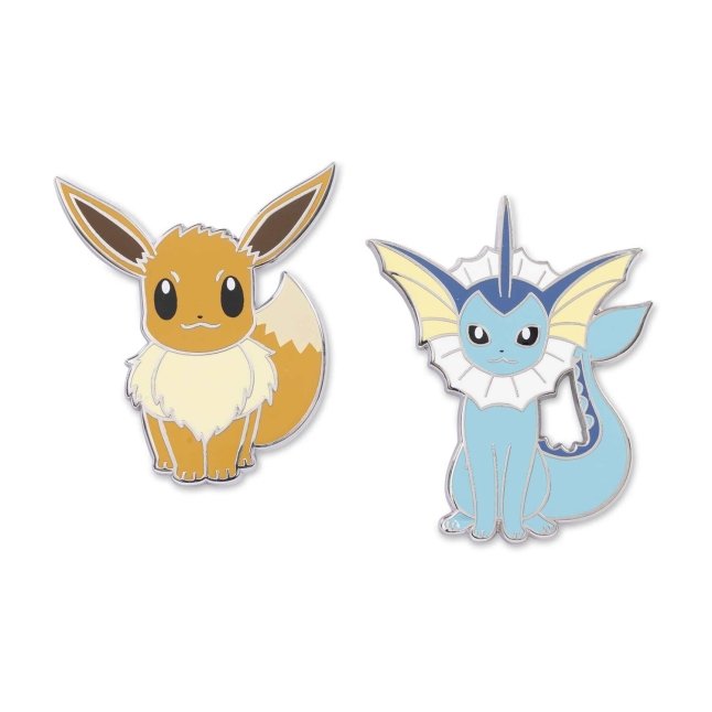 Eevee & Vaporeon Pokémon Pins (2-Pack) | Pokémon Center Canada Official ...