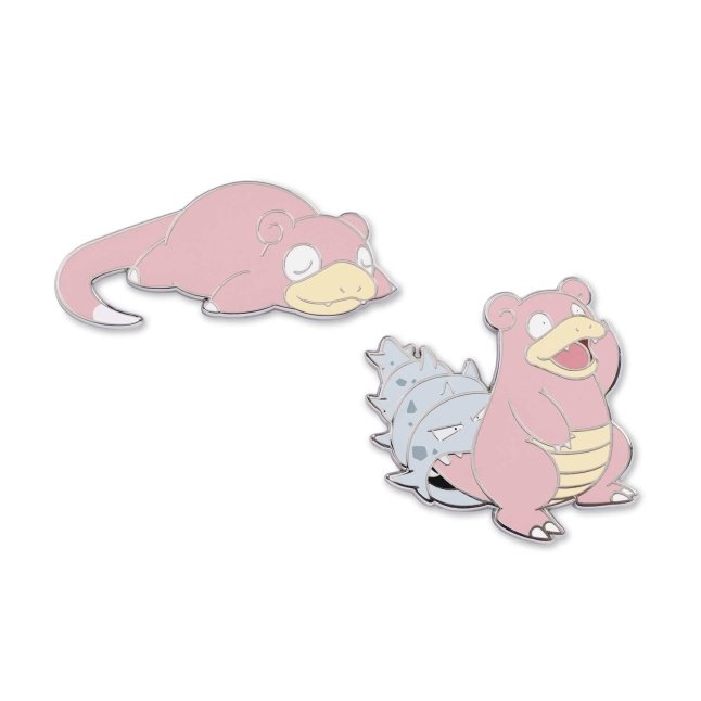 Slowpoke & Slowbro Pokémon Pins (2-Pack) | Pokémon Center UK Official Site