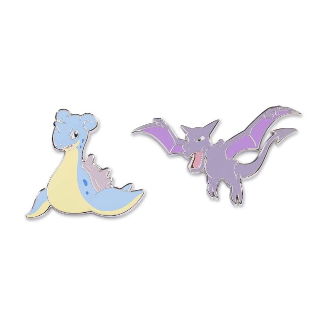 Lapras & Aerodactyl Pokémon Pins (2-Pack) | Pokémon Center Canada ...