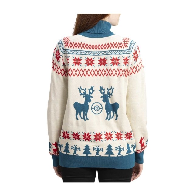 Forest Fair Isle Turtleneck Knit Sweater - Adult | Pokémon Center ...