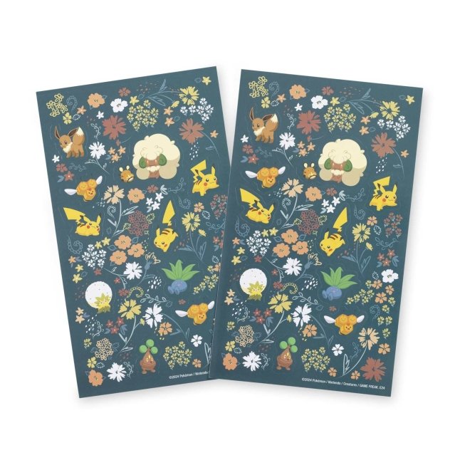 Pikachu Botanical Sticker Sheets (2-Pack) | Pokémon Center Official Site