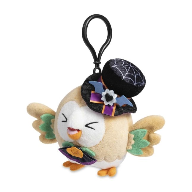 Rowlet Pokémon Halloween Poké Plush Key Chain | Pokémon Center UK ...