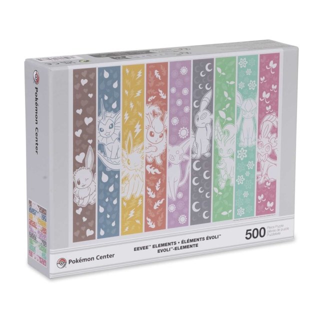 Eevee Elements Pokémon Puzzle (500 Pieces) | Pokémon Center Official Site