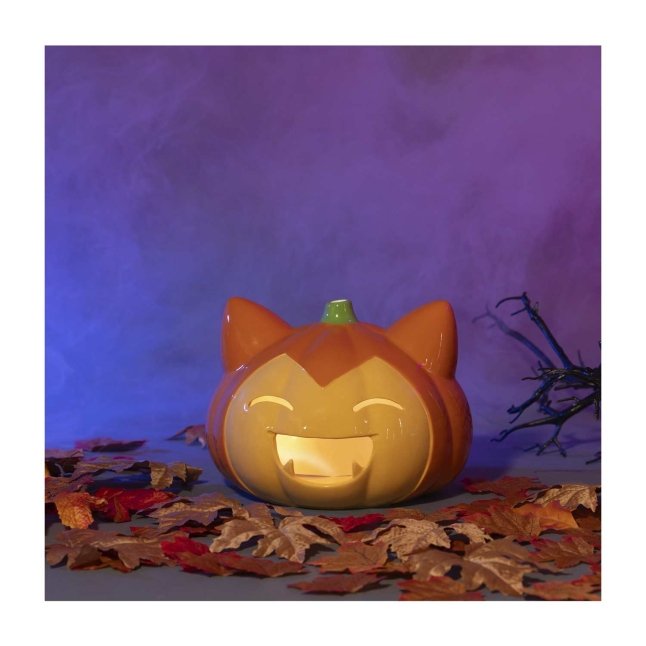 Pumpkin Snorlax Halloween Ceramic Tea Light Holder | Pokémon Center UK ...