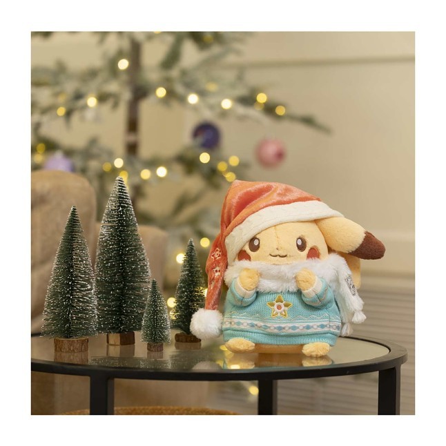 Pikachu Pokémon Holiday Plush - 10 ½ In. | Pokémon Center Australia ...