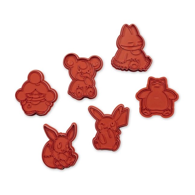 Pokémon Holiday Cookie Cutters (6-Pack) | Pokémon Center Official Site