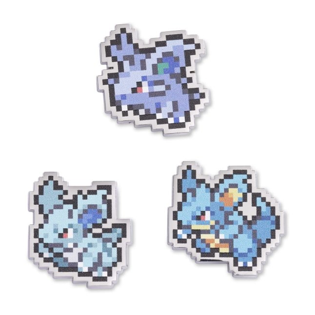 Nidoran (Female), Nidorina & Nidoqueen Pokémon Pixel Pins (3-Pack ...