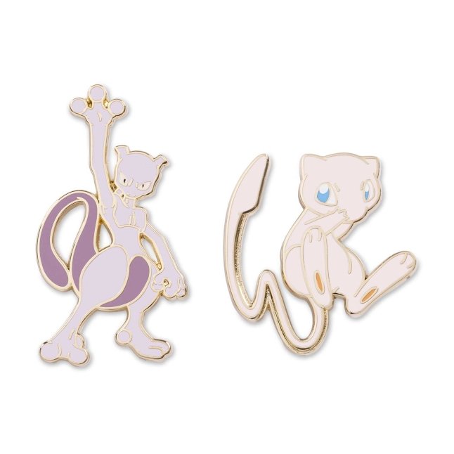Mewtwo & Mew Pokémon Pins (2-Pack) | Pokémon Center Official Site