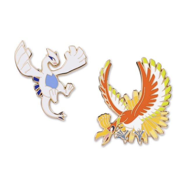 Lugia & Ho-Oh Pokémon Pins (2-Pack) | Pokémon Center Official Site