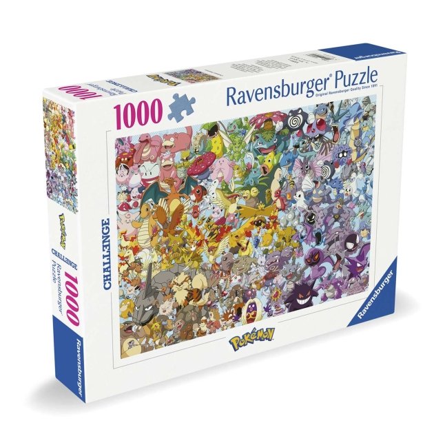 Kanto Pokémon Challenge Puzzle by Ravensburger (1,000 Pieces) | Pokémon ...