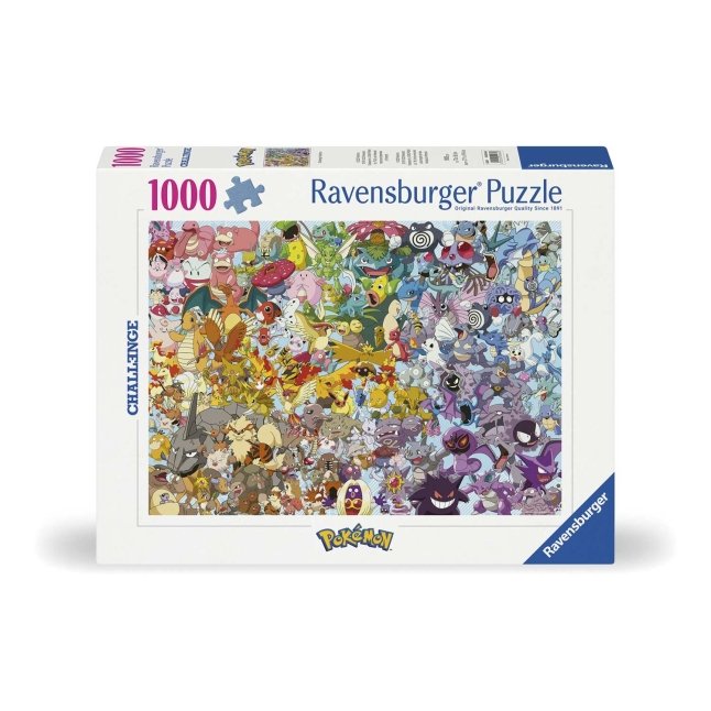 Kanto Pokémon Challenge Puzzle by Ravensburger (1,000 Pieces) | Pokémon ...