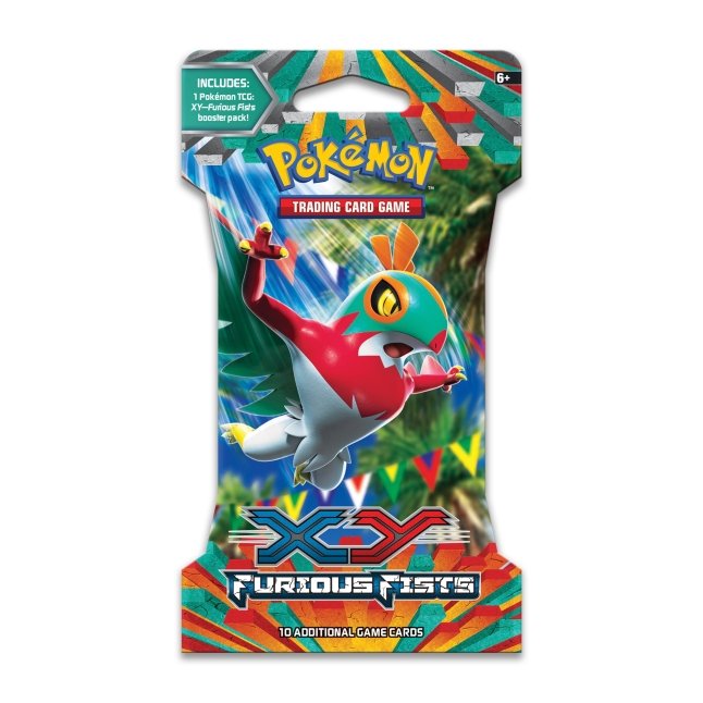 Pokémon TCG: XY—Furious Fists Sleeved Booster Pack (10 Cards) | Pokémon ...