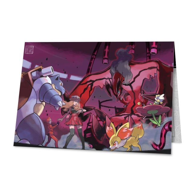 Yveltal Framed Art Print by Ken Sugimori | Pokémon Center Official Site