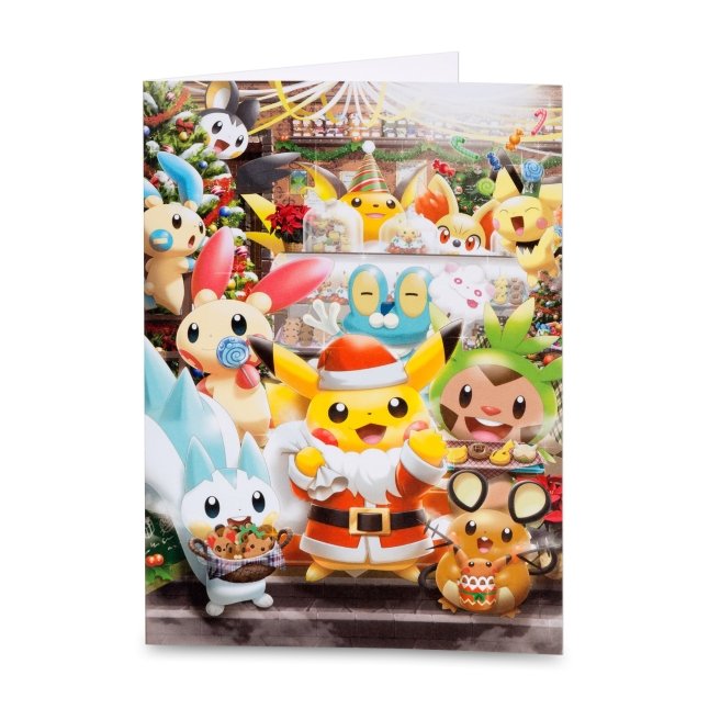 Pikachu Holiday Greeting Cards (12 Cards with Seals & Envelopes ...