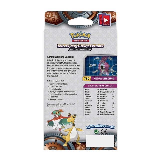 Pokémon TCG: XY-Steam Siege Ring of Lightning Theme Deck | Pokémon ...