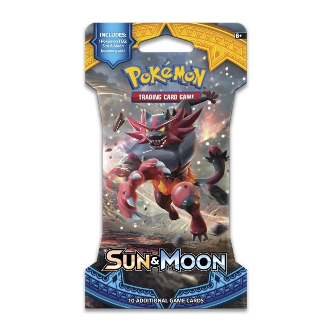 Pokémon TCG: Sun & Moon Sleeved Booster Pack (10 Cards) | Pokémon ...