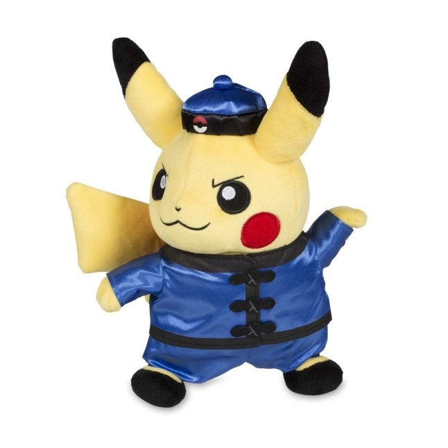 Kung Fu Pikachu Around the World Poké Plush - 8 ½ In. | Pokémon Center ...
