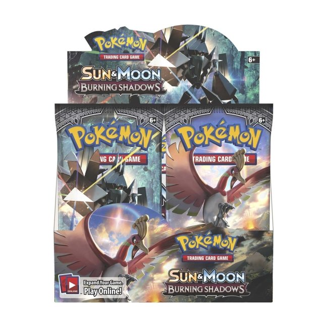 Pokémon TCG: Sun & Moon-Burning Shadows Booster Display Box (36 Packs ...