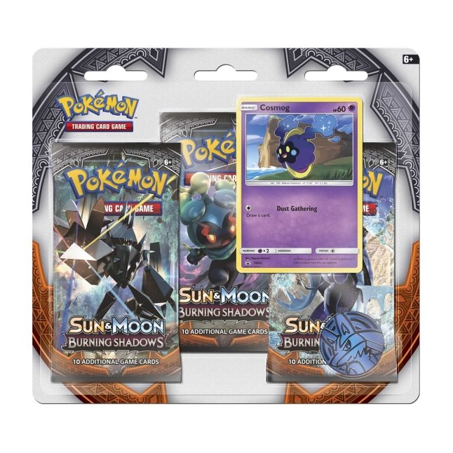 Pokémon TCG: Sun & Moon-Burning Shadows 3 Booster Packs, Coin & Cosmog ...