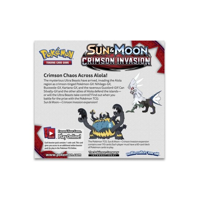 Pokémon TCG: Sun & Moon—Crimson Invasion Booster Display (36 Packs ...
