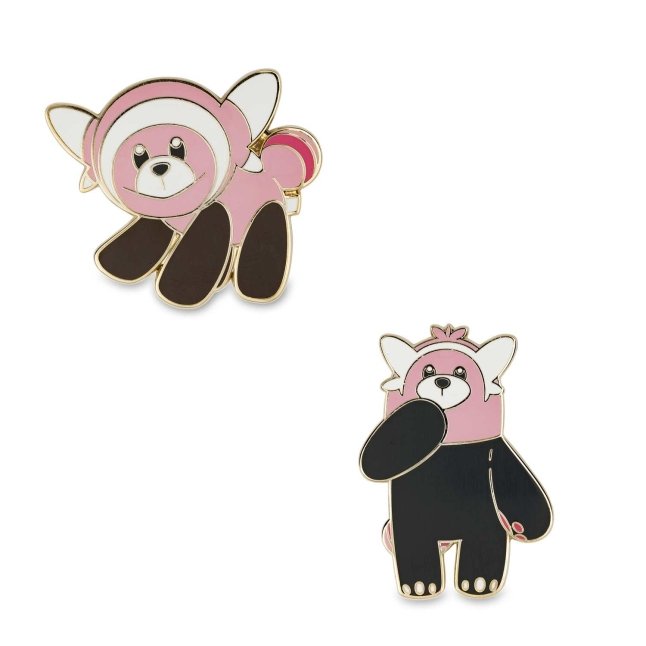 Stufful & Bewear Pokémon Pins (2-Pack) | Pokémon Center Official Site
