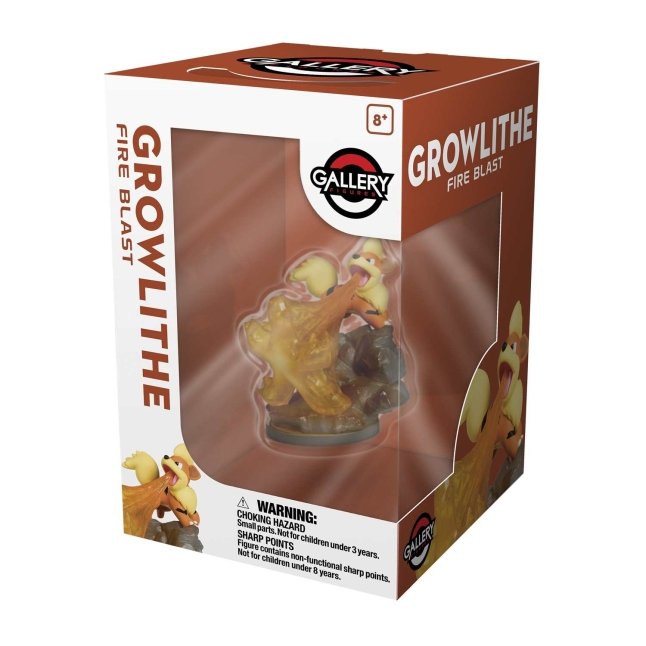 Pokémon Gallery Figure: Growlithe (Fire Blast) | Pokémon Center ...