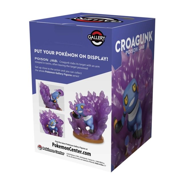 Pokémon Gallery Figure: Croagunk (Poison Jab) | Pokémon Center Official ...