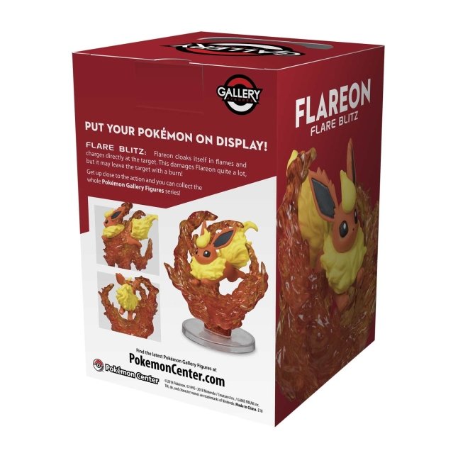 Pokémon Gallery Figure: Flareon (Flare Blitz) | Pokémon Center Official ...