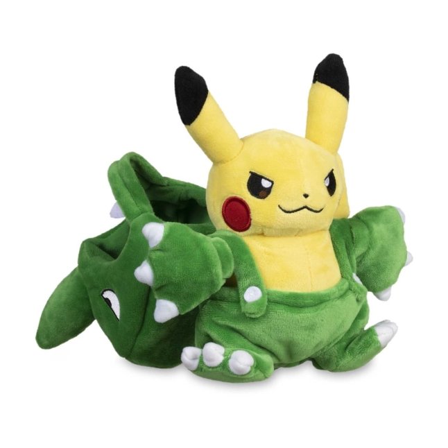 Green Monster Poké Maniac Costume Pikachu Poké Plush - 8 1/4 In ...