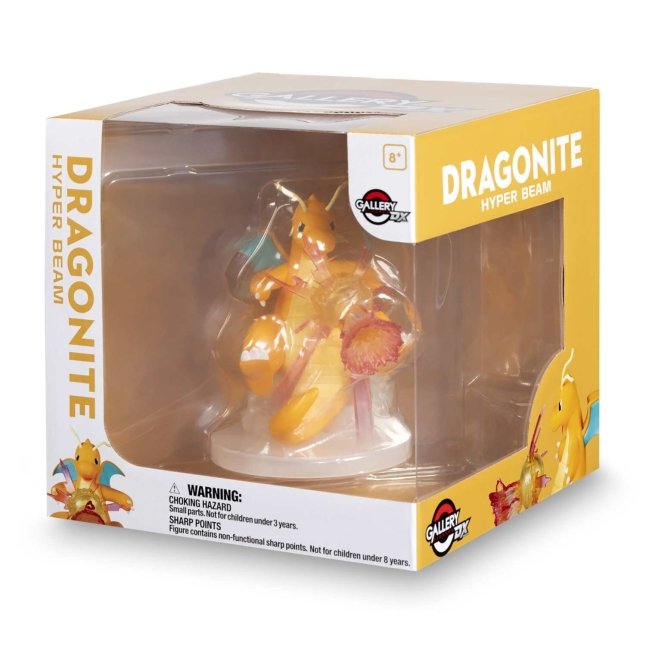 Pokémon Gallery Figure DX: Dragonite (Hyper Beam) | Pokémon Center ...