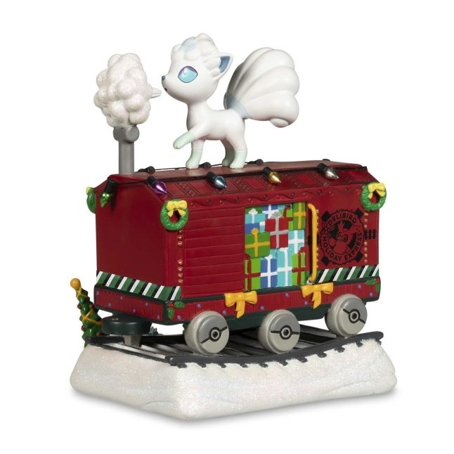 Delibird Holiday Express Alolan Vulpix Boxcar Figure | Pokémon Center ...