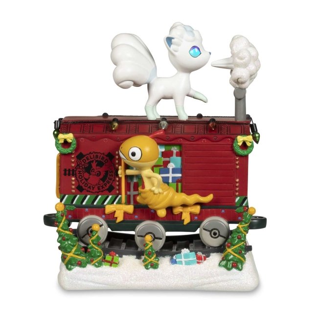 Delibird Holiday Express Alolan Vulpix Boxcar Figure | Pokémon Center ...
