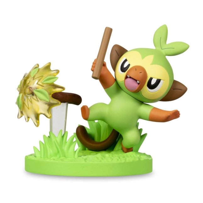Pokémon Gallery Figure: Grookey (Branch Poke) | Pokémon Center Official ...