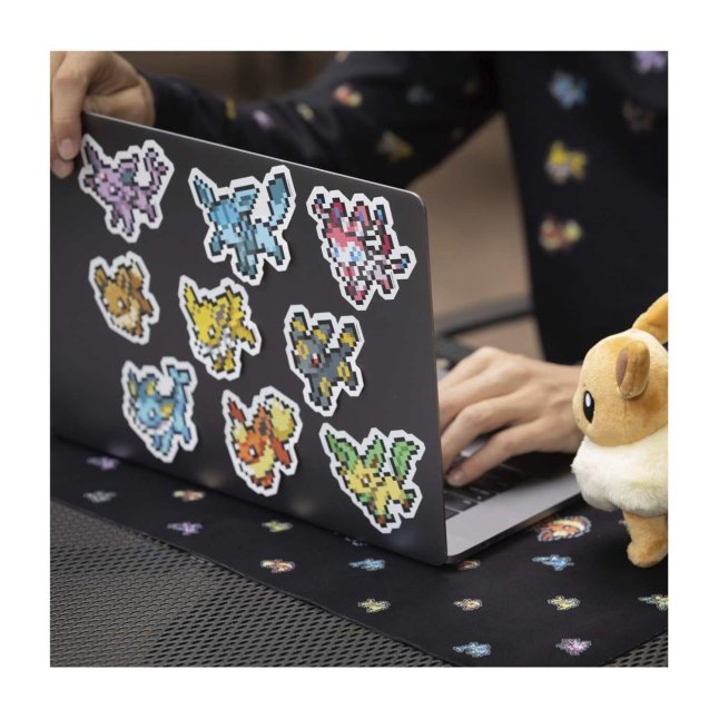 Eevee Pixel Collection! Stickers (9-Pack) | Pokémon Center Official Site
