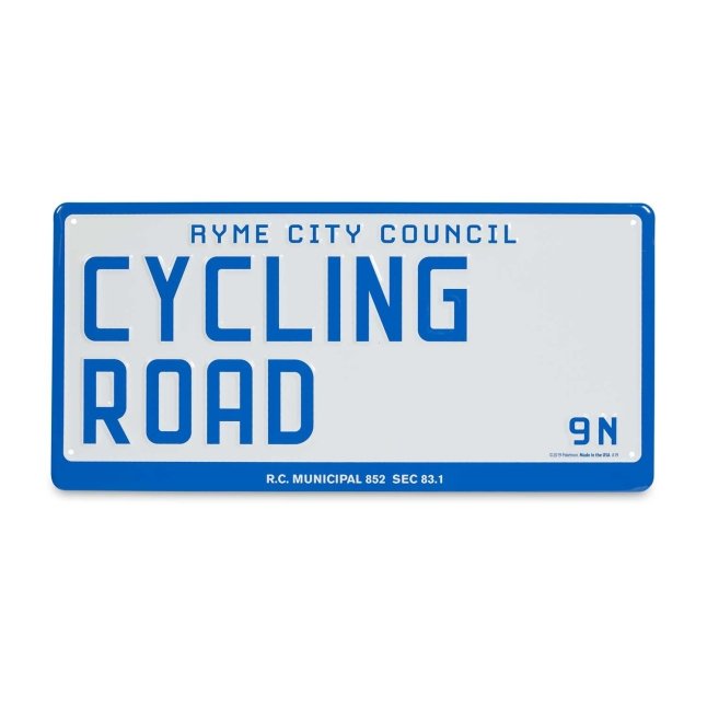 POKÉMON Detective Pikachu Cycling Road Metal Sign | Pokémon Center ...