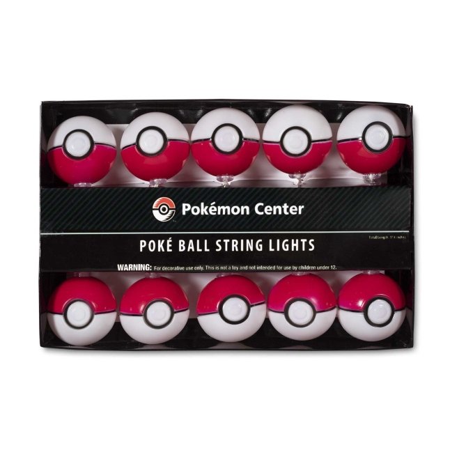Poké Ball String Lights (10 Lights) | Pokémon Center Official Site