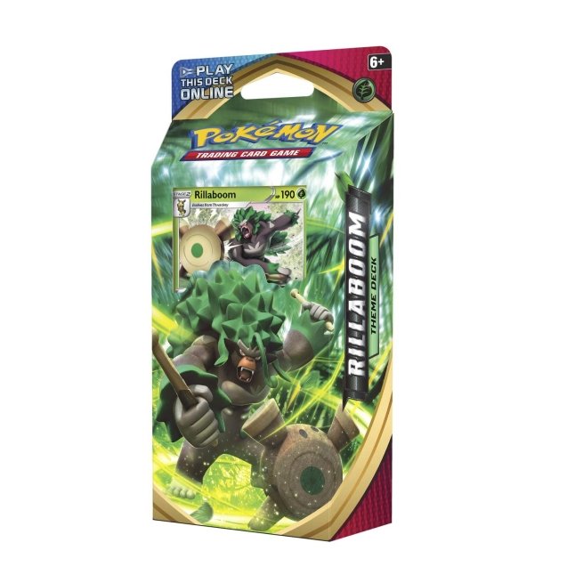 Pokémon TCG: Sword & Shield Rillaboom Theme Deck | Pokémon Center ...