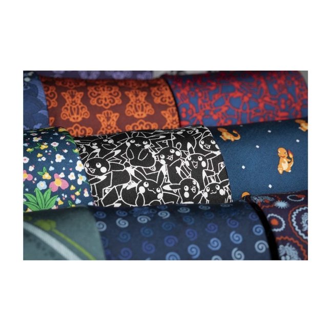 Pikachu Pokémon Classics Black Silk Necktie (One Size-Adult) | Pokémon ...