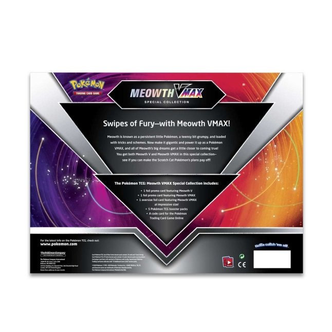 Pokémon TCG: Meowth VMAX Special Collection | Pokémon Center Official Site