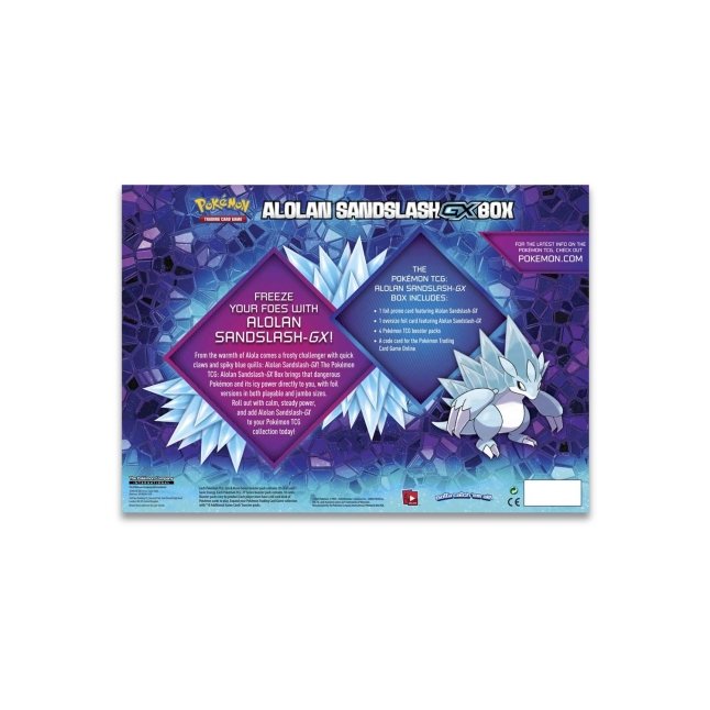 Pokémon TCG: Alolan Sandslash-GX Box | Pokémon Center Official Site