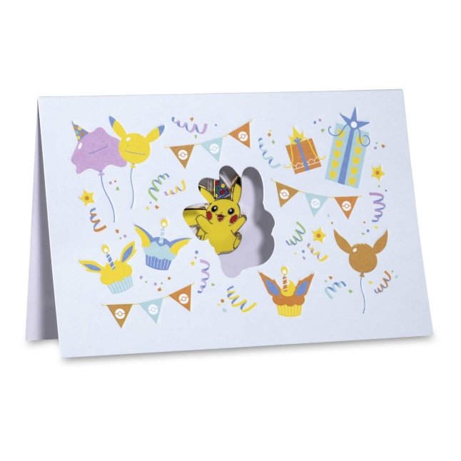 Pikachu Happy Birthday Card